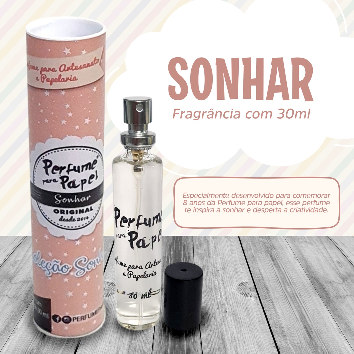 Perfume para Papel – Aroma Sonhar 30ml - On Paper Papéis Especiais e ...
